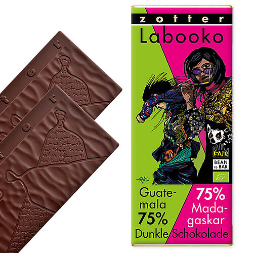 Labooko - 75% Guatemala + 75% Madagascar | Zotter Schokolade