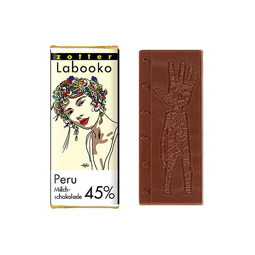 Labooko Mini - 45% Peru Milk Chocolate (8g) | Zotter Schokolade