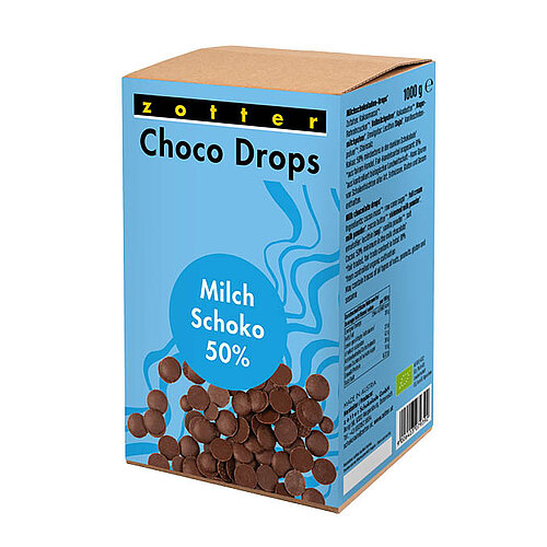 Choco Drops - Choco Drops - Milk Choco 50% (1000g) | Zotter Schokolade