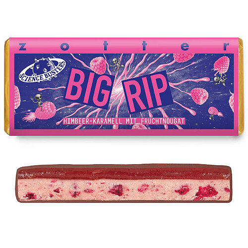 Hand-scooped Chocolates - Science Busters - Big Rip | Zotter Schokolade
