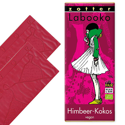 Labooko - Raspberry-Coconut | Zotter Schokolade